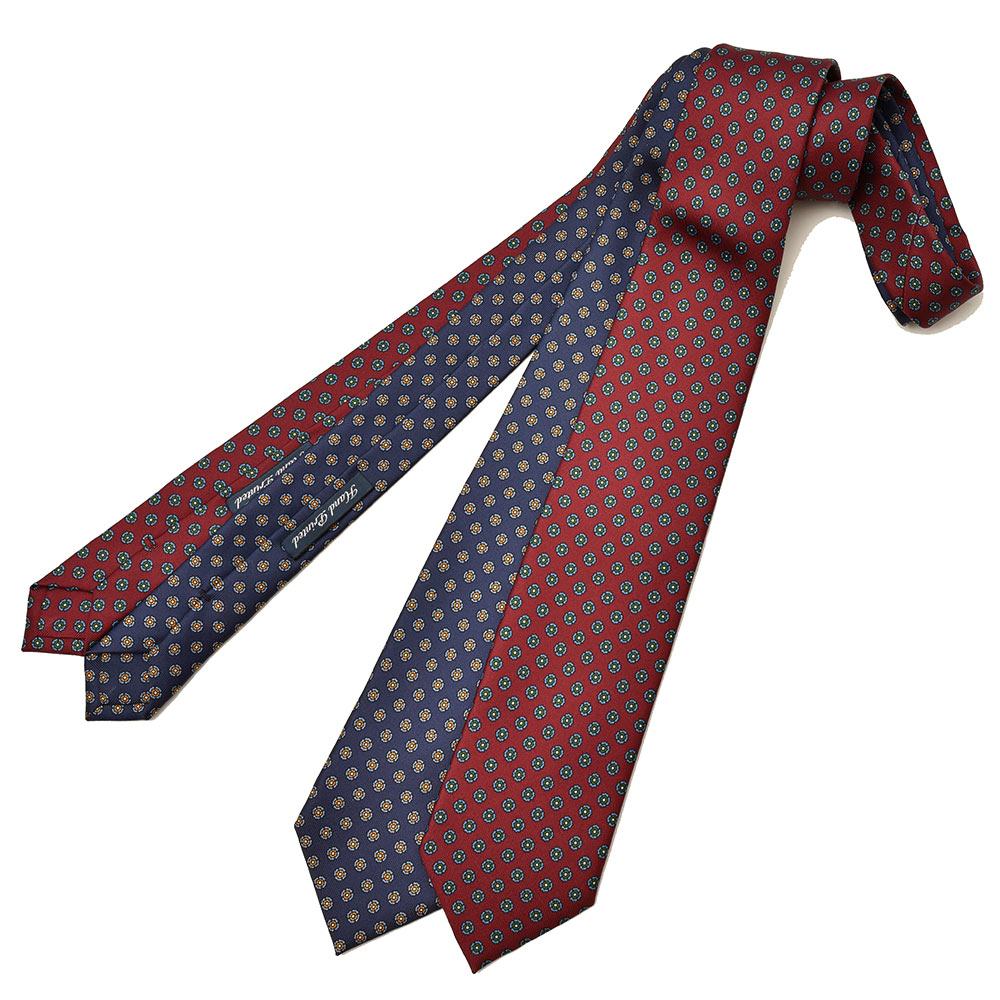 B.R.ONLINE - Style Web Magazine & Online Shop | ビー・アール・オンライン | STEFANO BIGI(ステファノビジ) シルク 小紋 タイ